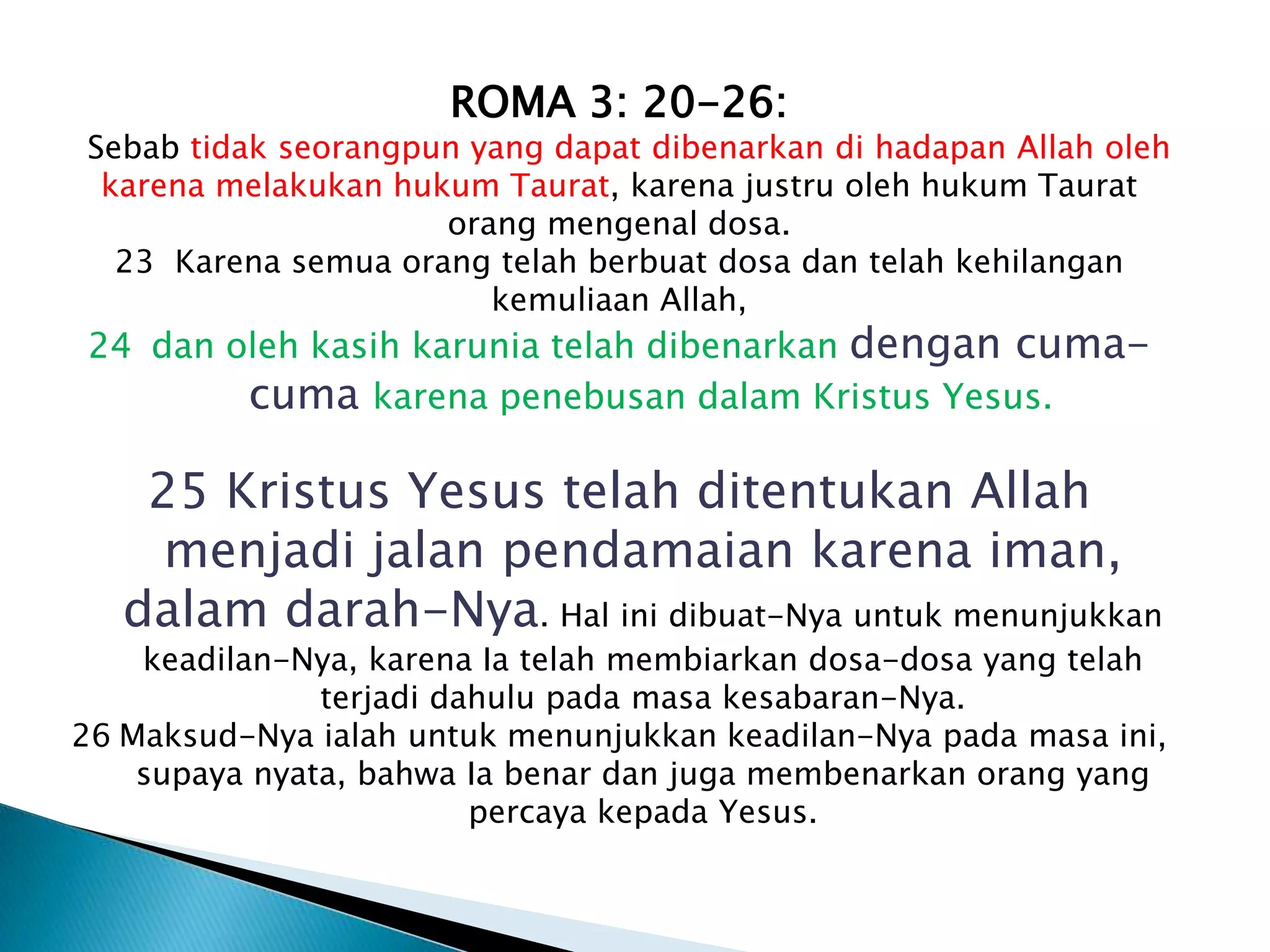 Pelaj 2 buat apa yesus mati | PPTX