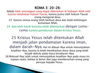 Pelaj 2 buat apa yesus mati | PPTX