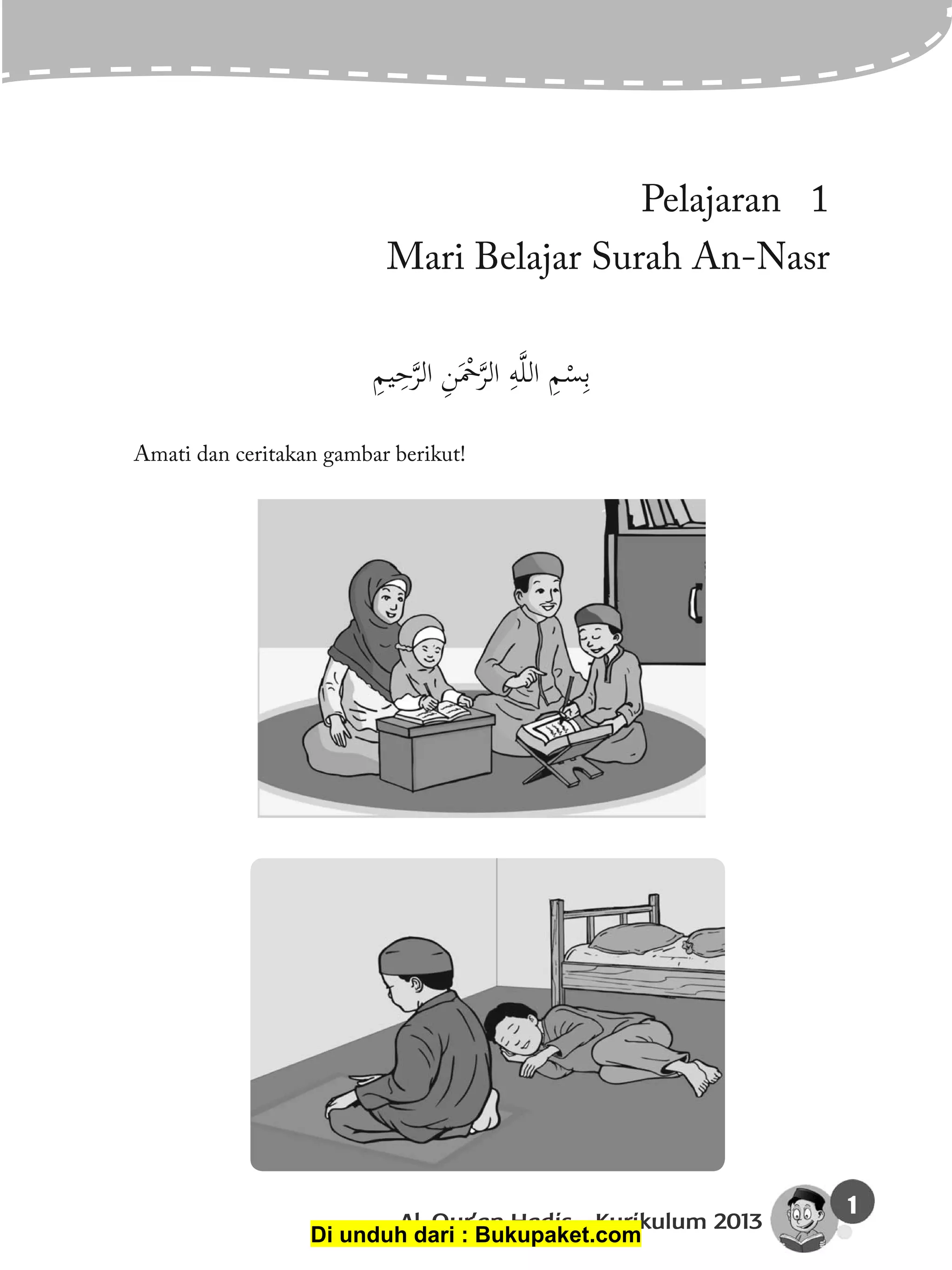 Pelajaran 1 mari belajar surah an nasr | PDF