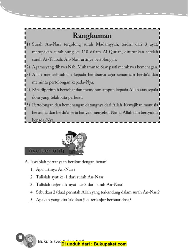 Pelajaran 1 mari belajar surah an nasr | PDF