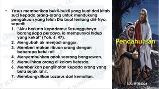 Pelajaran 4 - SAKSI-SAKSI TENTANG KRISTUS SEBAGAI MESIAS.pptx