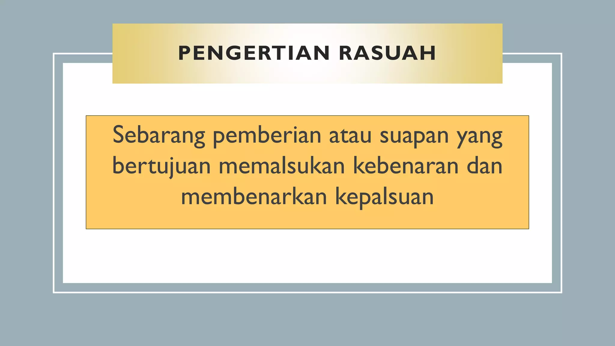 Pelajaran 4 Larangan Rasuah | PDF