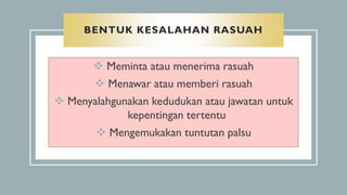 Pelajaran 4 Larangan Rasuah | PDF