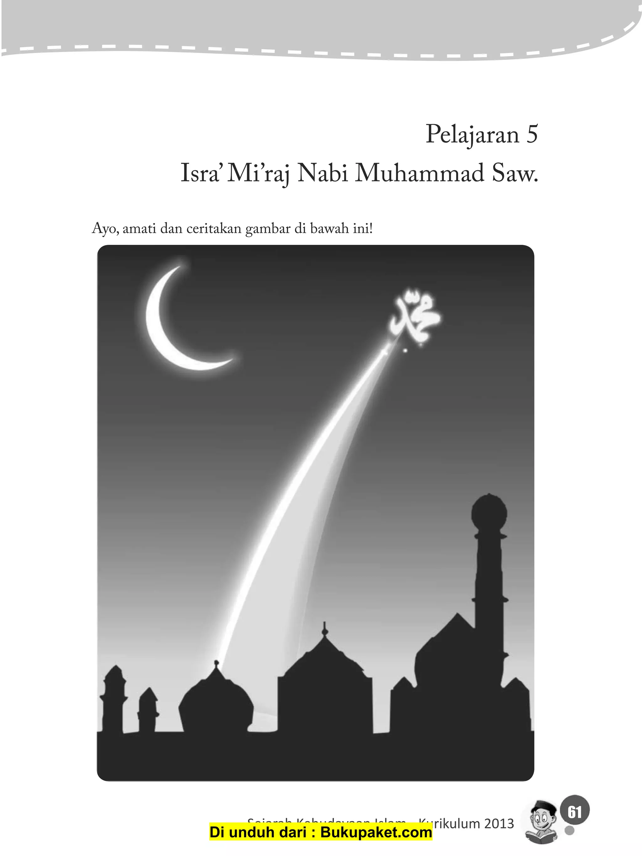 Pelajaran 5 isra' mi'raj nabi muhammad saw | PDF