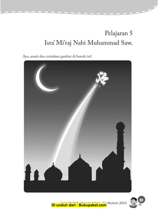 Pelajaran 5 isra' mi'raj nabi muhammad saw | PDF
