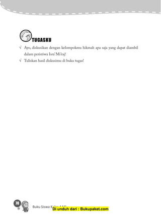 Pelajaran 5 isra' mi'raj nabi muhammad saw | PDF