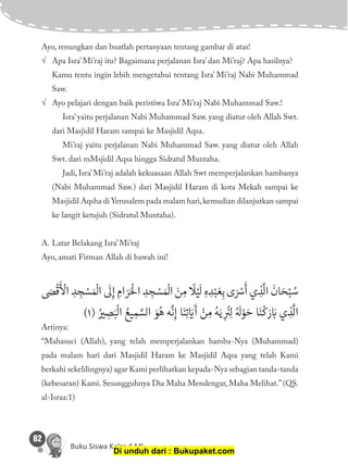 Pelajaran 5 isra' mi'raj nabi muhammad saw | PDF
