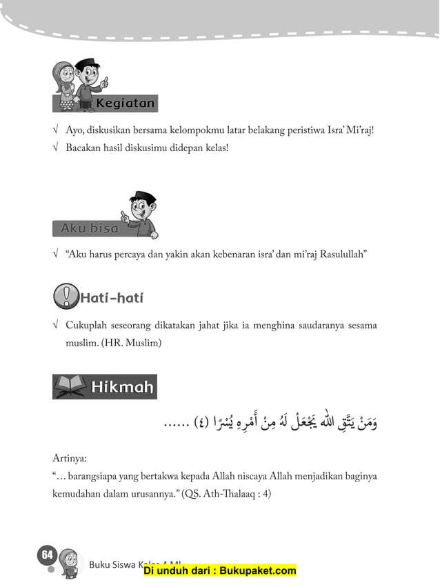 Pelajaran 5 isra' mi'raj nabi muhammad saw | PDF