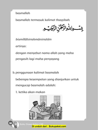 Pelajaran 7 kaliamat thayibah basmalah | PDF