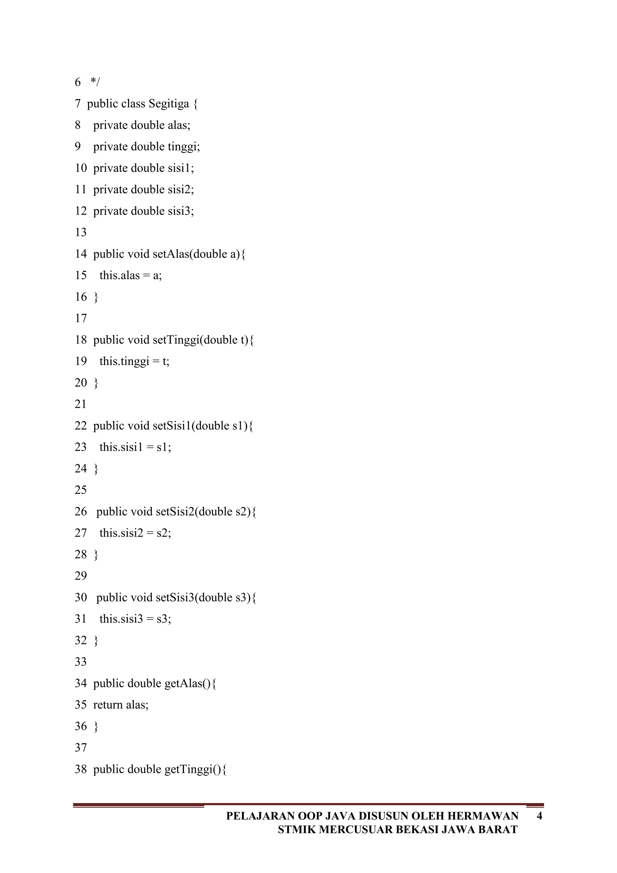 Pelajaran oop java ii pengertian method dan cara pembuatan method by ...