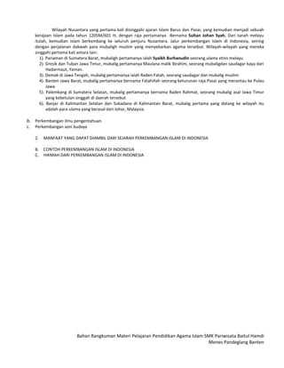 Pelajaran pai smk pariwisata baitul hamdi ap3 | PDF