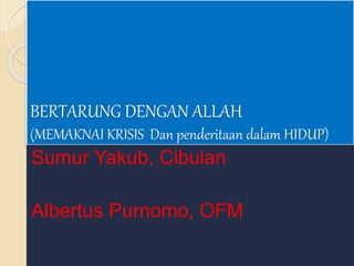 Pelajaran tentang penderitaan | PPT