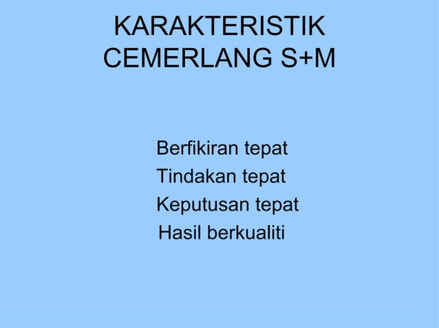 pelajar cemerlang s+m | PPT