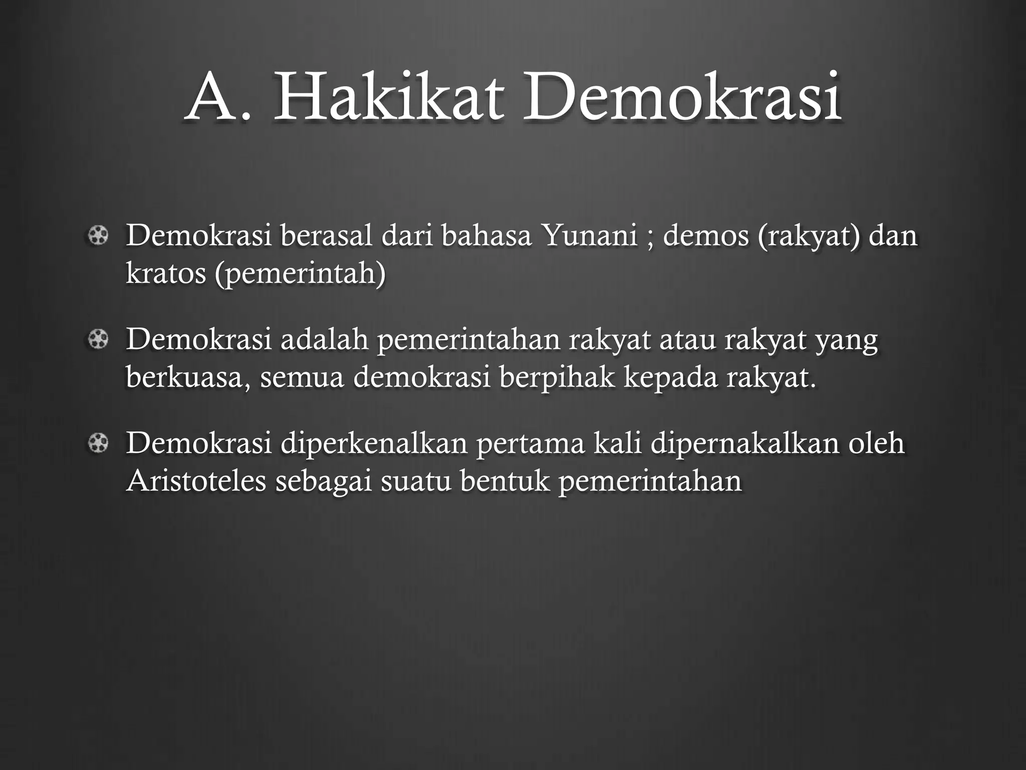 Pelaksanaan Demokrasi | PPT