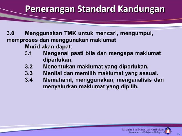 Pelaksanaan Elemen TMK dalam DST tahun 2 | PPT