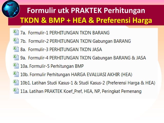 Info PELAKSANAAN + Link2 MATERI Training "Teknik Perhitungan dan Verifikasi TKDN & BMP + Pref ...