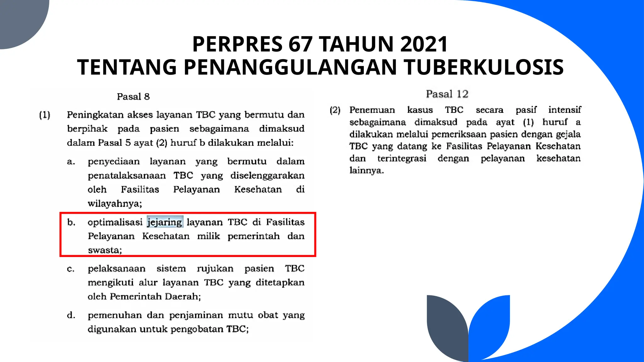 PELAKSANAAN JEJARING PROGRAM TUBERKULOSIS 2023.pptx