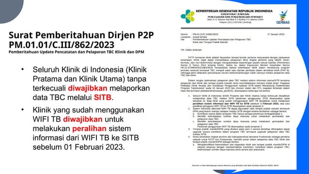 PELAKSANAAN JEJARING PROGRAM TUBERKULOSIS 2023.pptx
