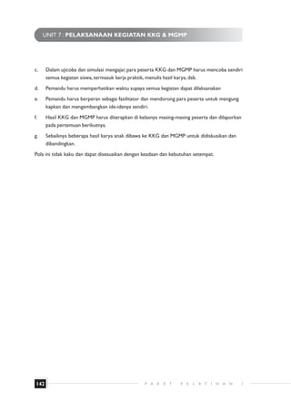 Pelaksanaan Kegiatan Mgmp | PDF