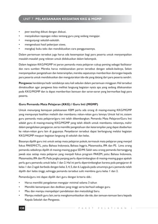 Pelaksanaan Kegiatan Mgmp | PDF