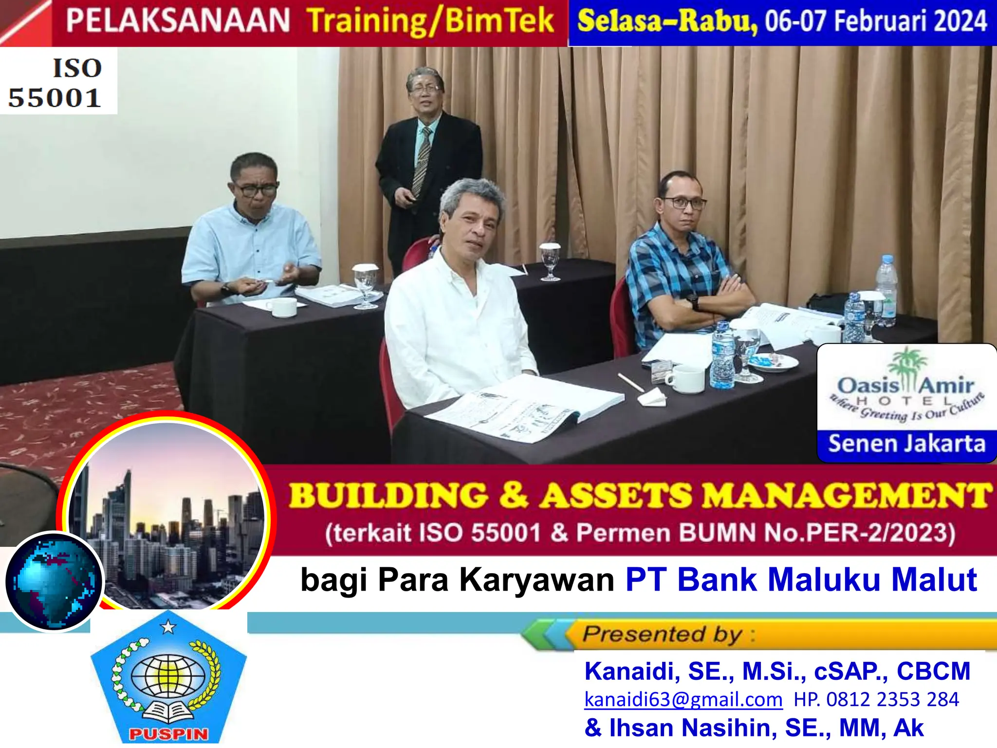 PELAKSANAAN + Link-link MATERI Training "BUILDING & ASSET MANAGEMENT" (terkait ISO 55001 ...