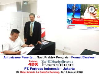 Pelaksanaan + Link link Materi Training "The 4DX (The 4 Disciplines of ...