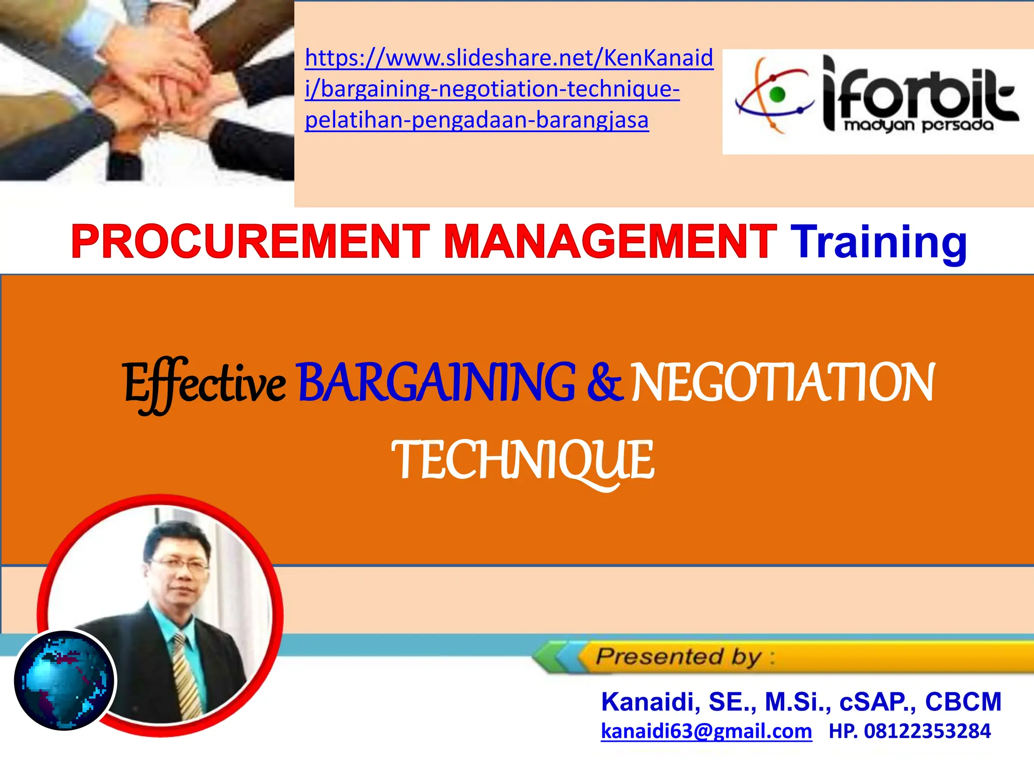 PELAKSANAAN + Link2 MATERI Training _"INTEGRATED PROCUREMENT MANAGEMENT". | PPT