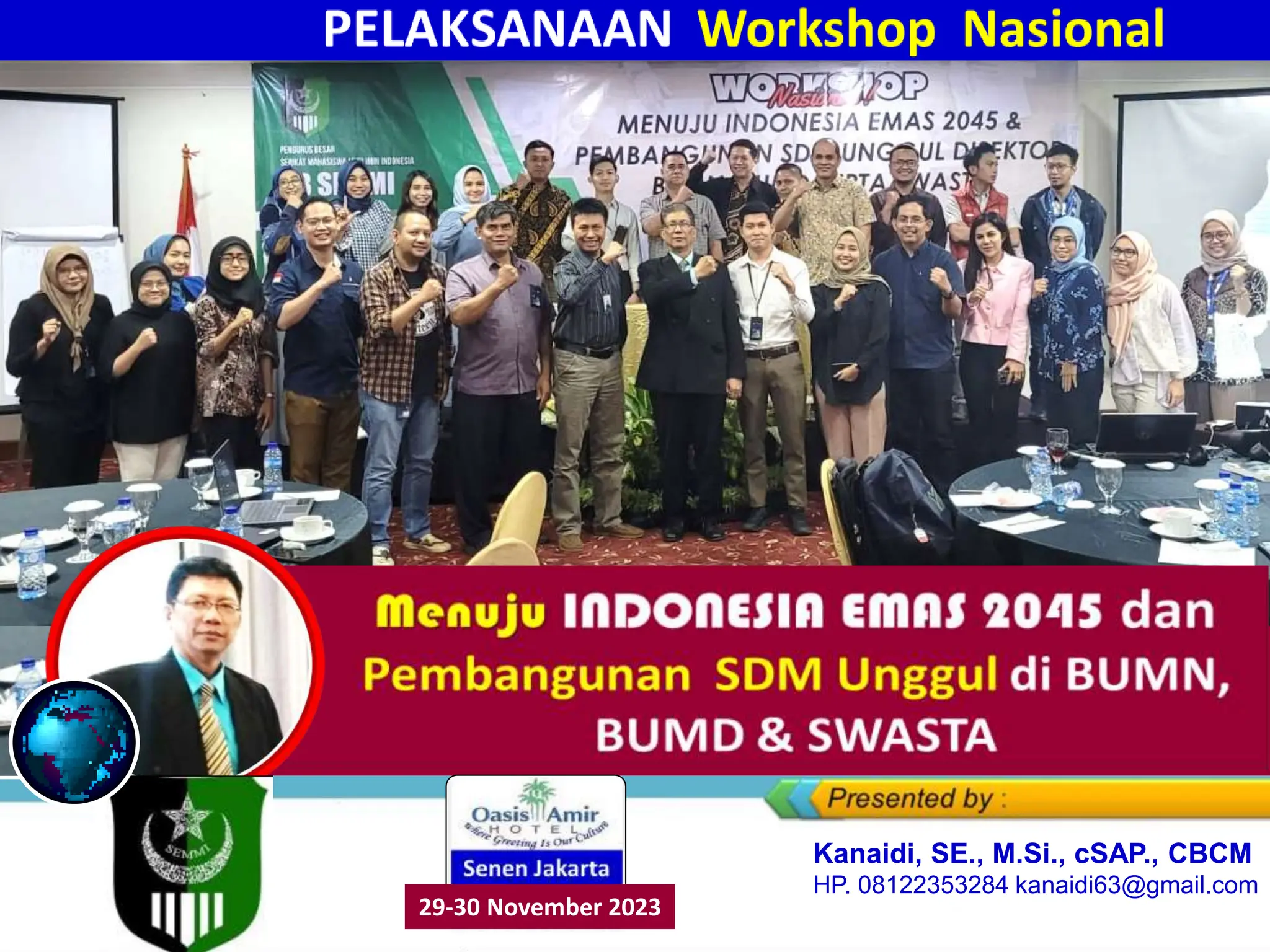 PELAKSANAAN & Link2 MATERI Workshop _"Pembangunan SDM_INDONESIA EMAS 2045". | PPTX