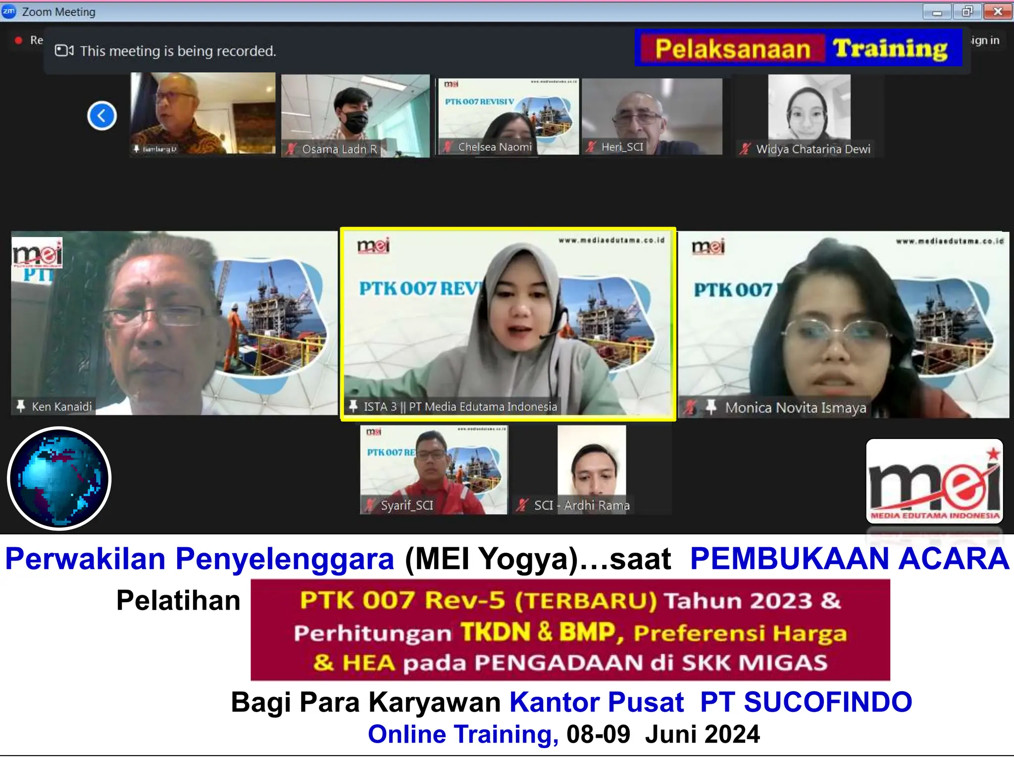 PELAKSANAAN + Link2 Materi Pelatihan_ "PTK 007 Rev-5 Tahun 2023 & Perhitungan TKDN, BMP ...