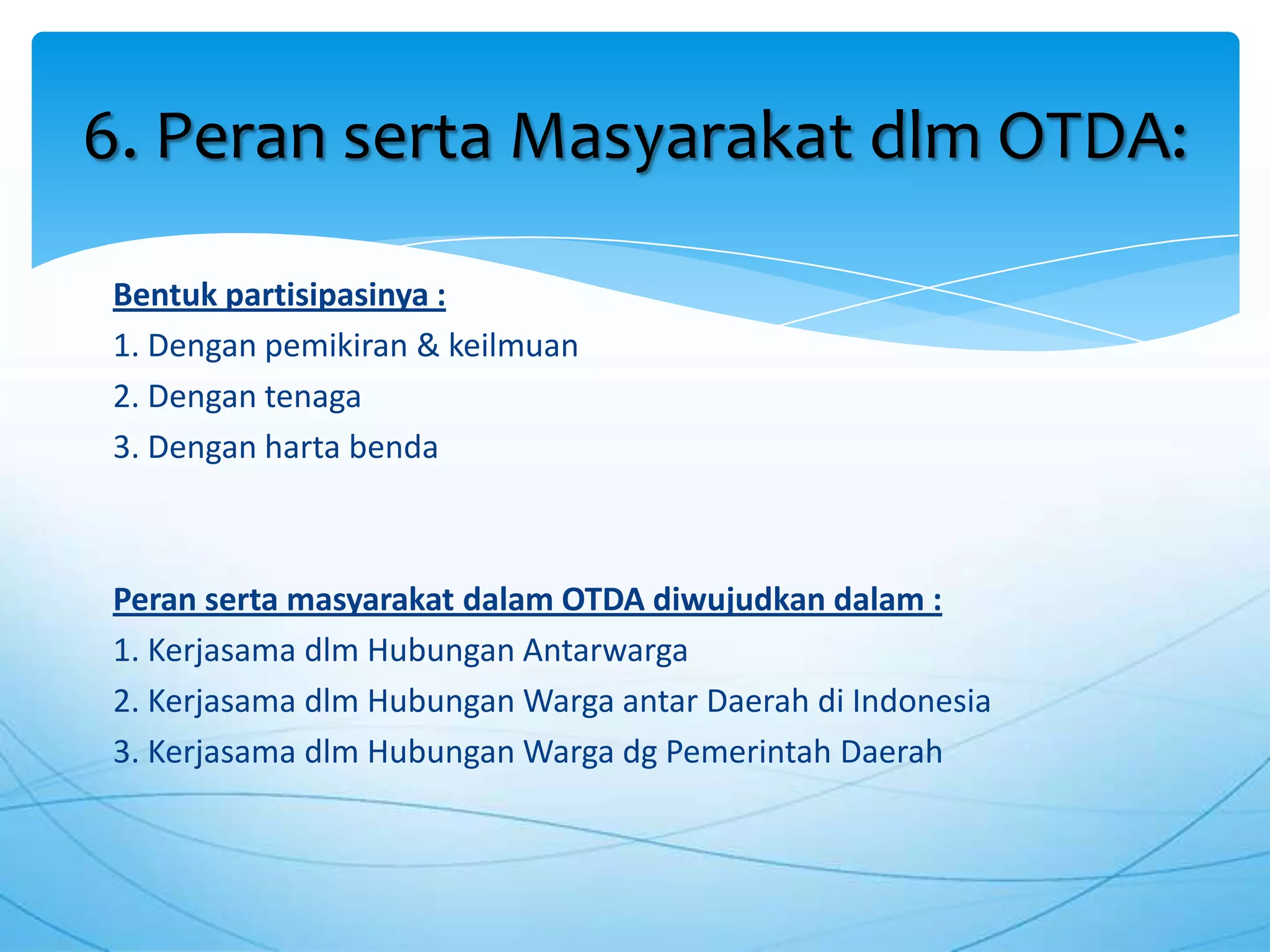 Pelaksanaan otda | PPT