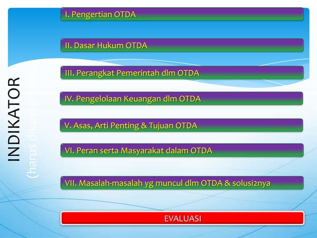 Pelaksanaan otda | PPT