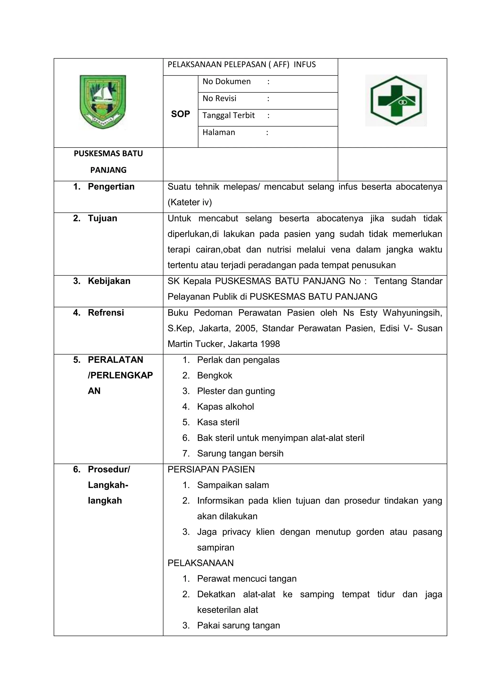 PELAKSANAAN PELEPASAN.doc