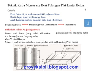 PELAKSANAAN PEMBESIAN PELAT LANTAI | PPTX