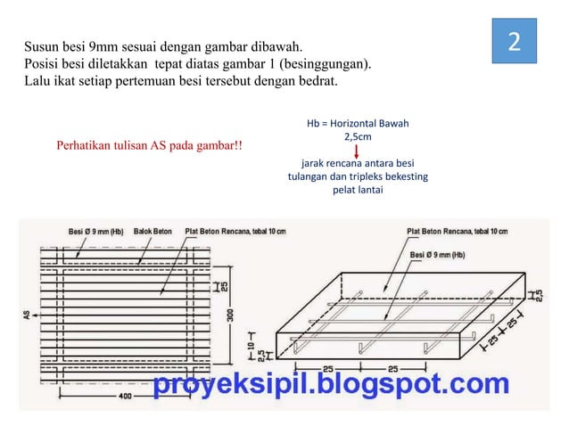 PELAKSANAAN PEMBESIAN PELAT LANTAI | PPTX