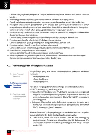 Pelaksanaan pengadaan barang jasa dengan swakelola | PDF