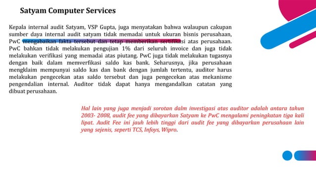 Pelaksanaan Peran Auditor Eksternal dan Internal NEW.pptx