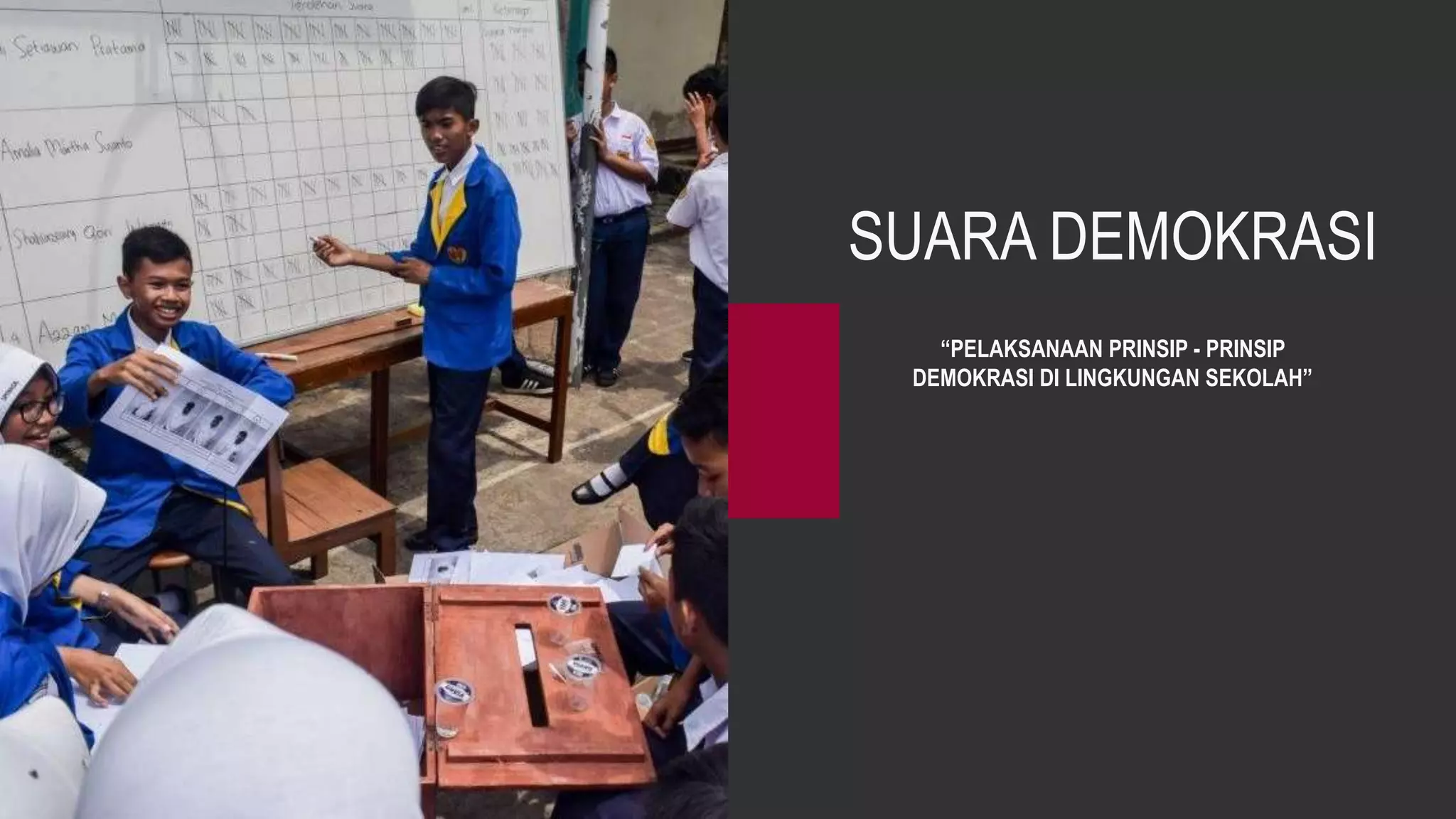 Pelaksanaan prinsip demokrasi di sekolah (Materi 2).pptx