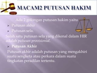 Pelaksanaan putusan | PPTX