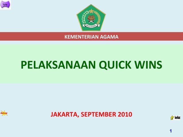 Pelaksanaan quick wins | PPT