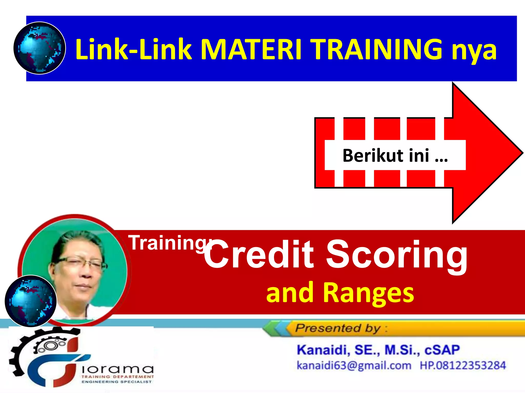 Pelaksanaan Training online "CREDIT SCORING & RANGES" bagi Karyawan ...