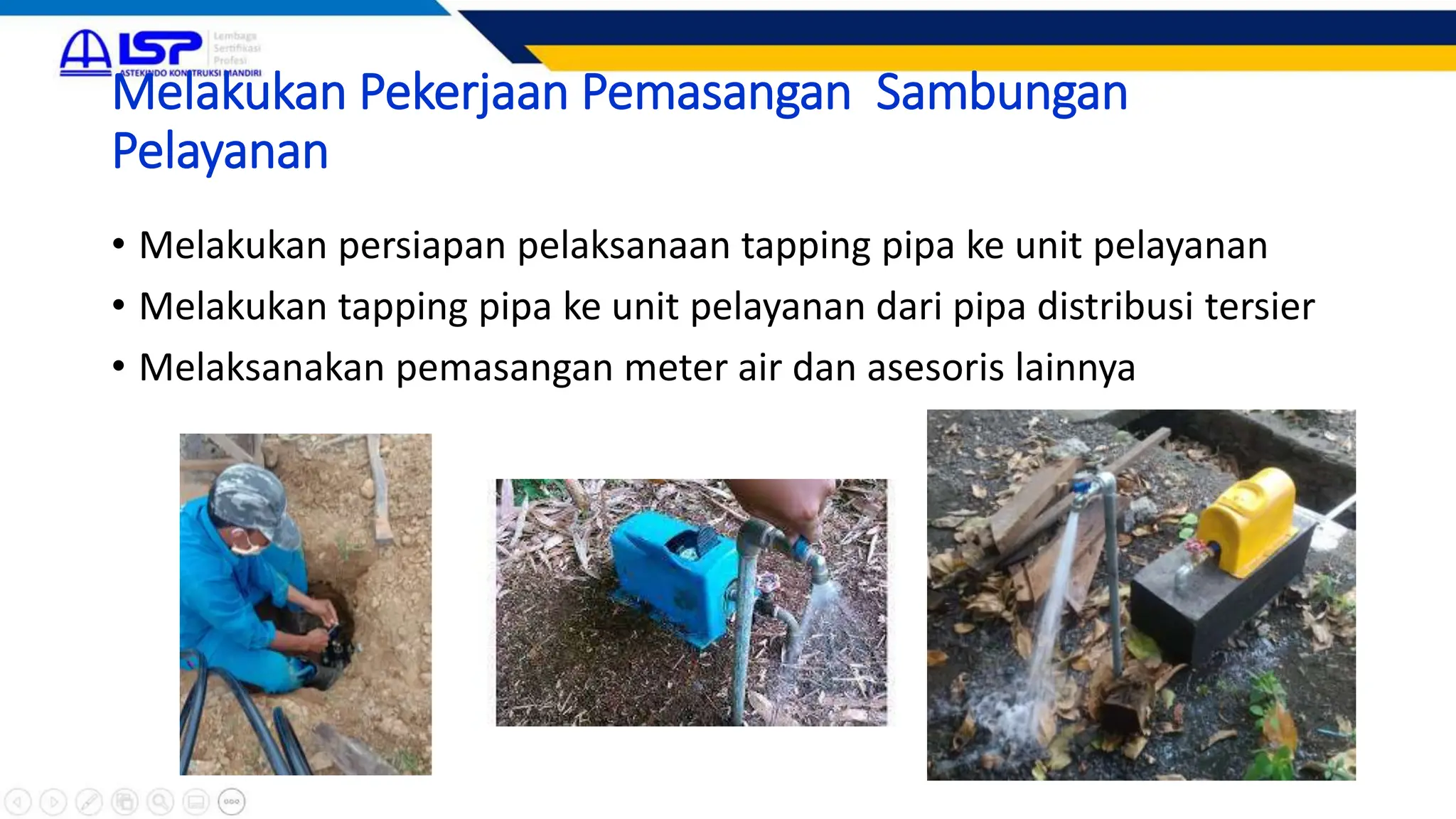 Pelaksana Konstruksi Bangunan Unit Distribusi SPAM.pptx