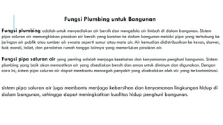 PELAKSANA LAPANGAN PEKERJAAN PLUMBING - JENJANG 5.pptx