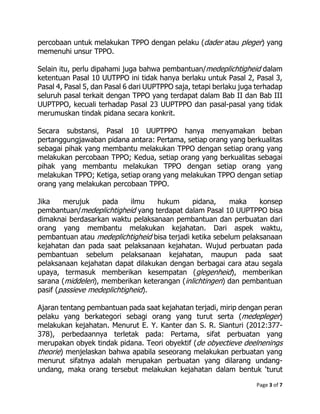 PELAKU PEMBANTU DALAM TINDAK PIDANA PERDAGANGAN ORANG | PDF