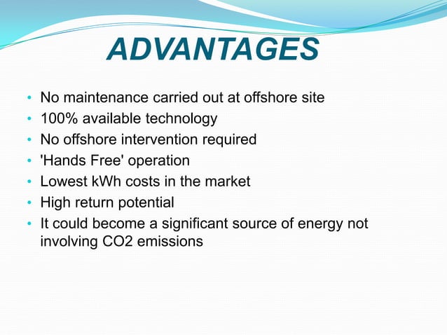 sea snakes to create electricity | PPT | Free Download