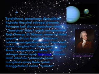Pelanet uranus dan neptunus | PPTX