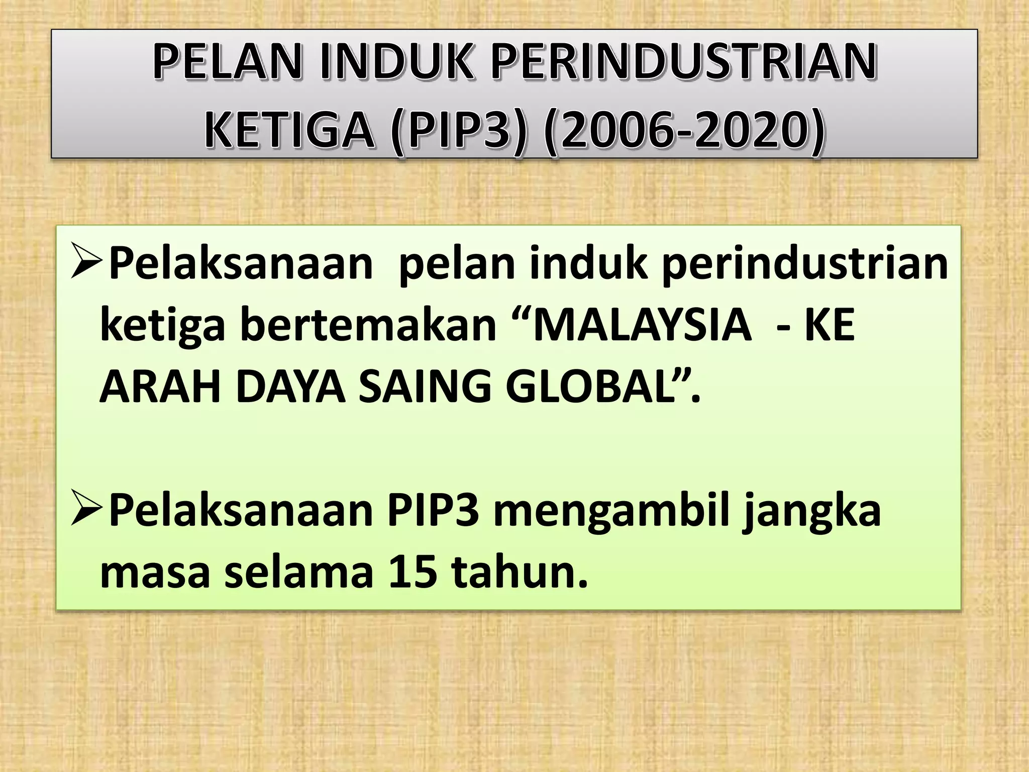 Pelan Induk Perindustrian Negara ( PENGAJIAN AM 2) | PPTX