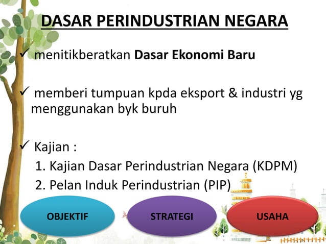 Pelan Induk Perindustrian Negara ( PENGAJIAN AM 2) | PPTX