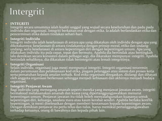 Pelan intergeriti nasional | PPT