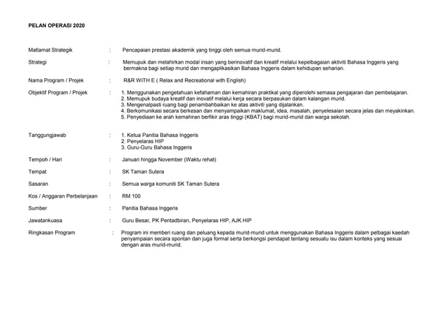 PELAN STARTEGIK HIP sebagai panduan atau rujukan | PPT