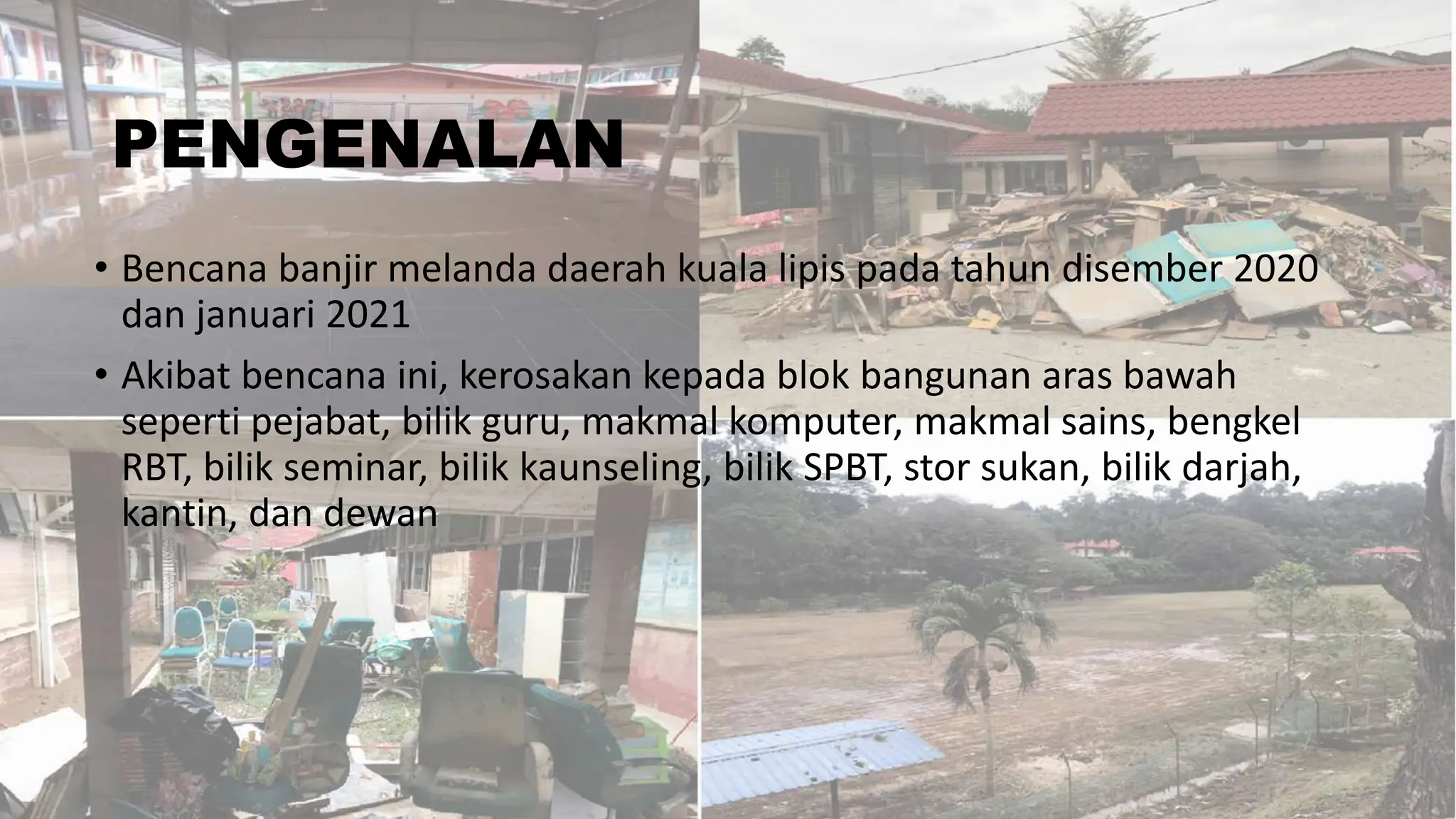 pelan tindakan banjir sekolah menengah kebangsaan | PPTX